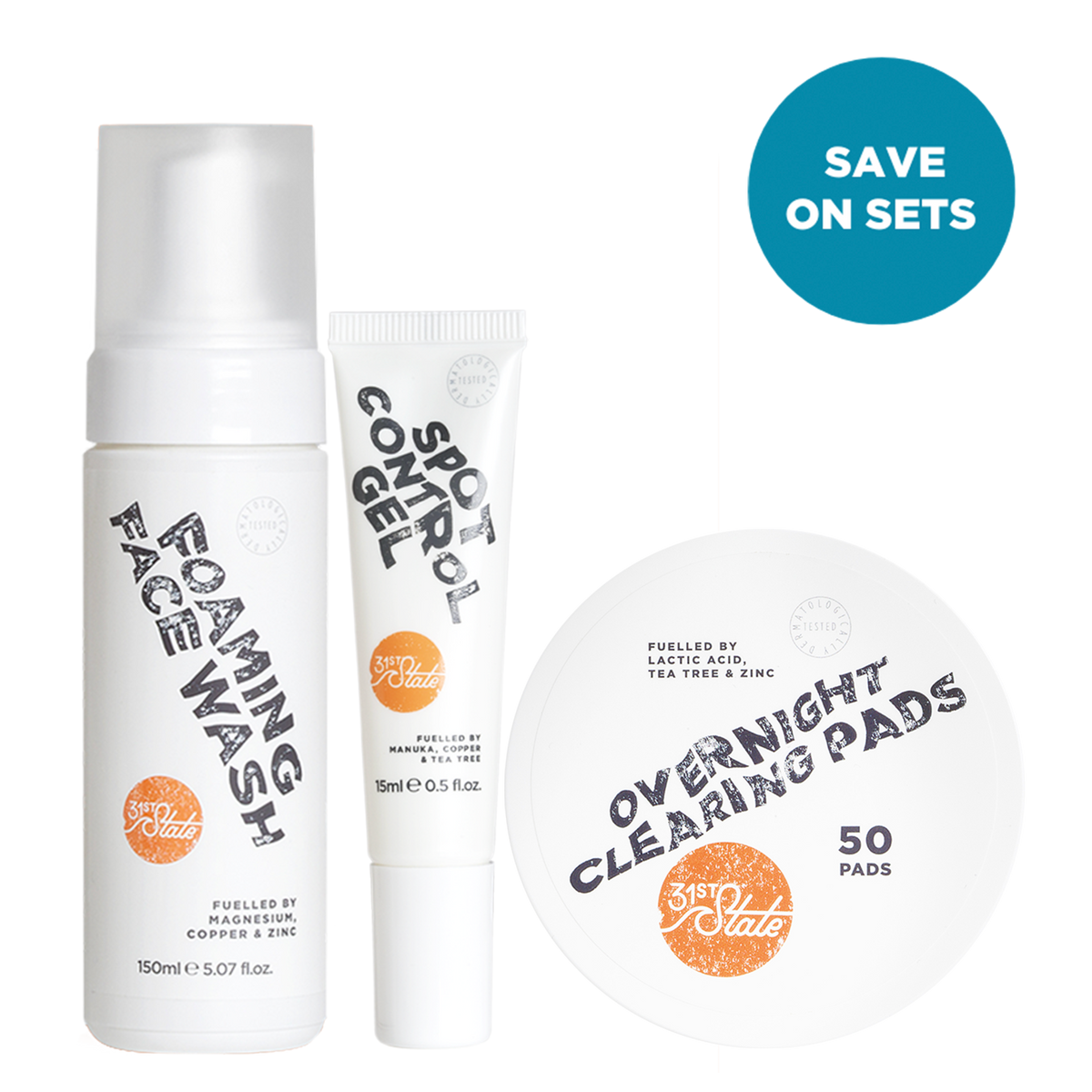 Skincare Essentials Set Tackle Breakouts 31st State